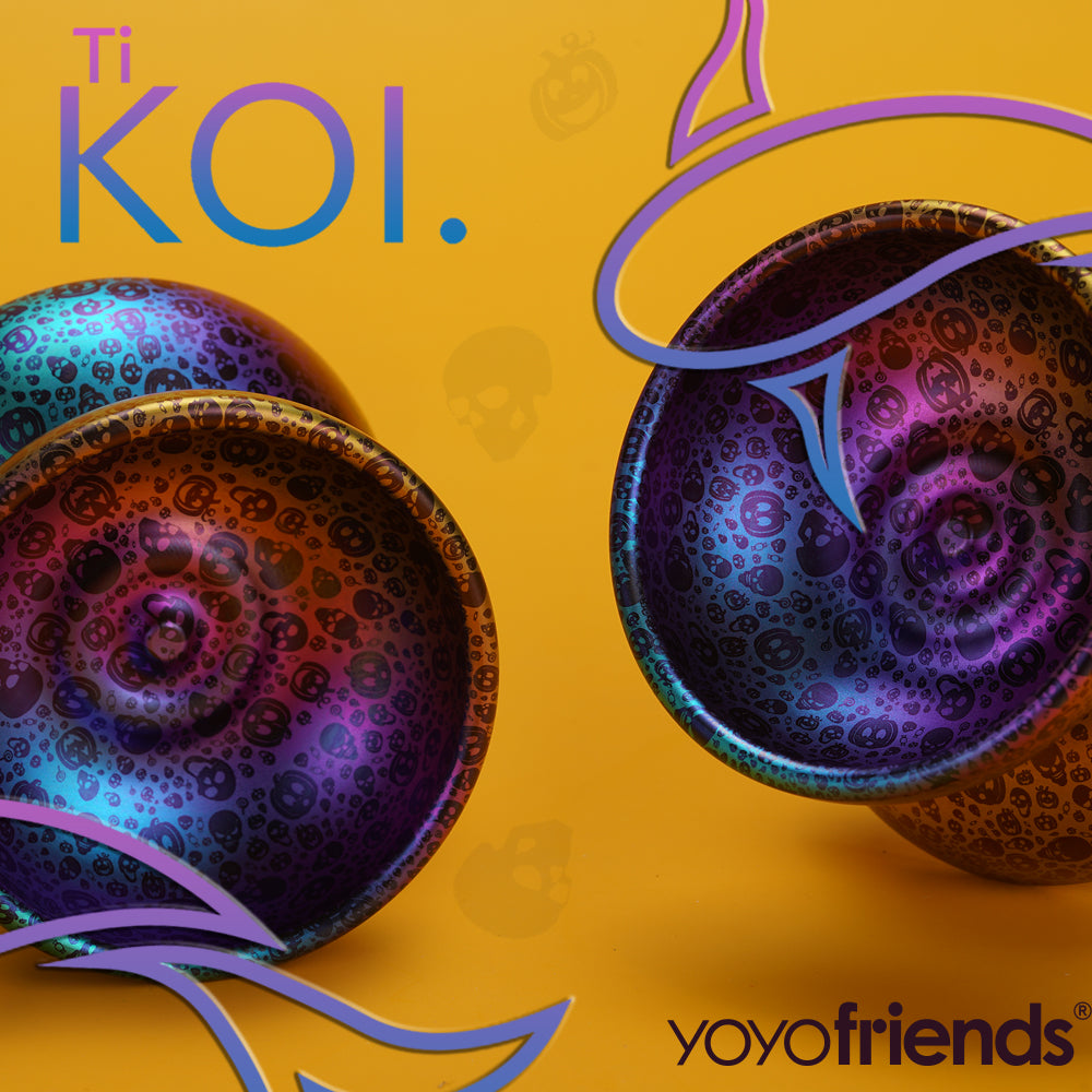 Titanium Koi yo-yo by yoyofriends
