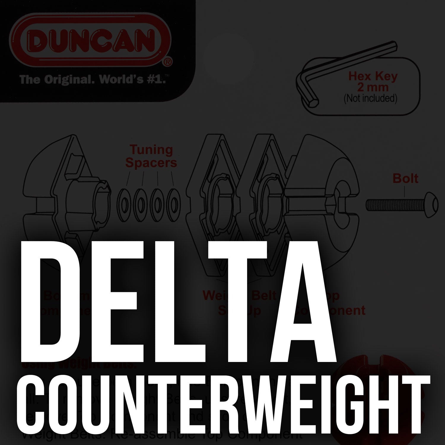 Delta Adjustable Counterweight by Duncan