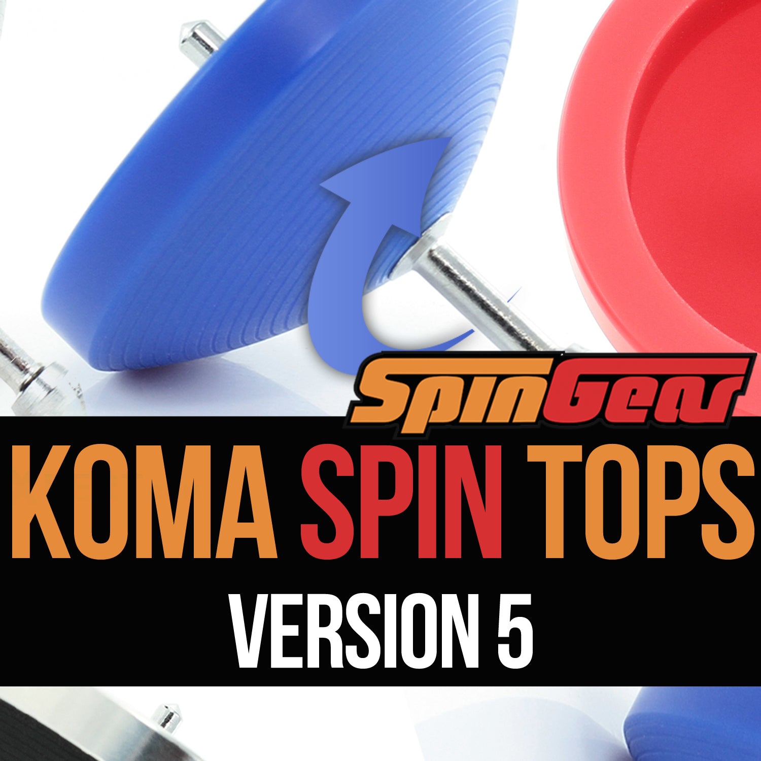 Koma Spin Top - Version 5 - No Weight Ring by SpinGear